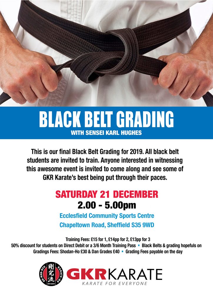 UK - Black Belt Grading - Sheffield | GKR Karate
